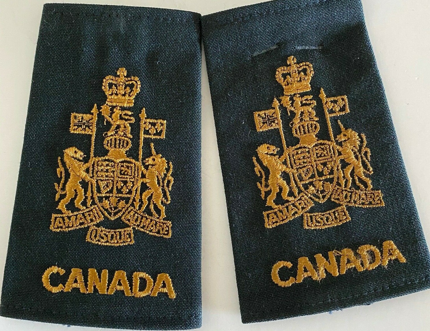 Canadian Forces Rank Slip-On Cloth Epaulette / Shoulder Boards / Rank ...