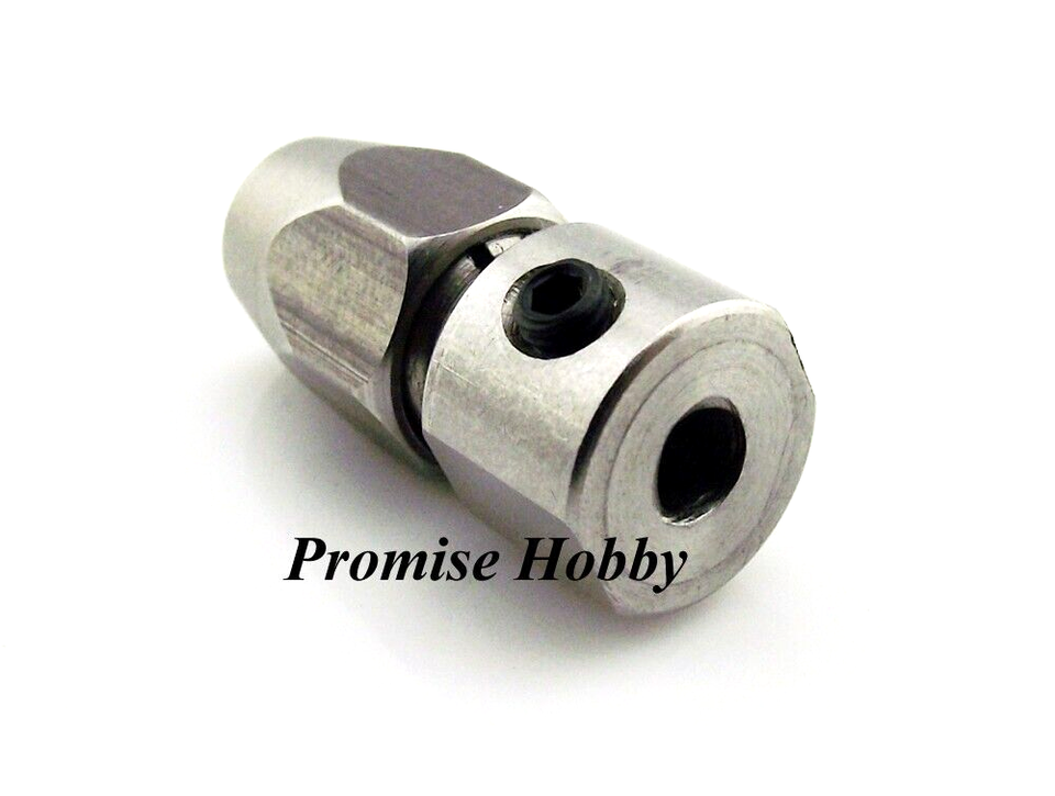 Flex Collet Coupling for 3.18mm Motor Shaft & 4mm Flexishaft RC Model ...