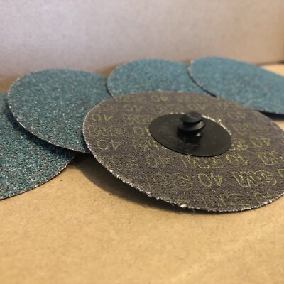5~ 3M Green Corps Roloc Grinding Discs 3" 40 Grit 3M 36534 replacement ...