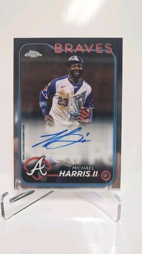 2024 Topps Chrome Update Michael Harris II Base Autograph Auto Braves ...