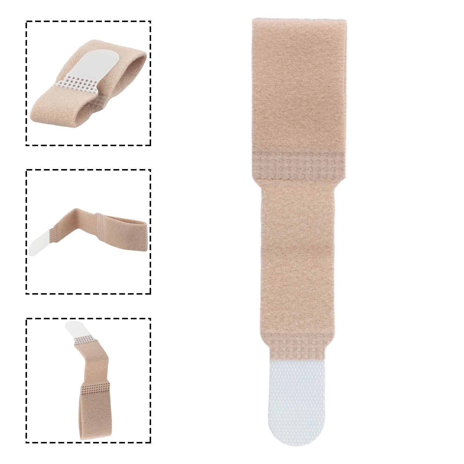 Toe Splint Straightener with Anti Slip Toe Brace Bandage for Toe ...