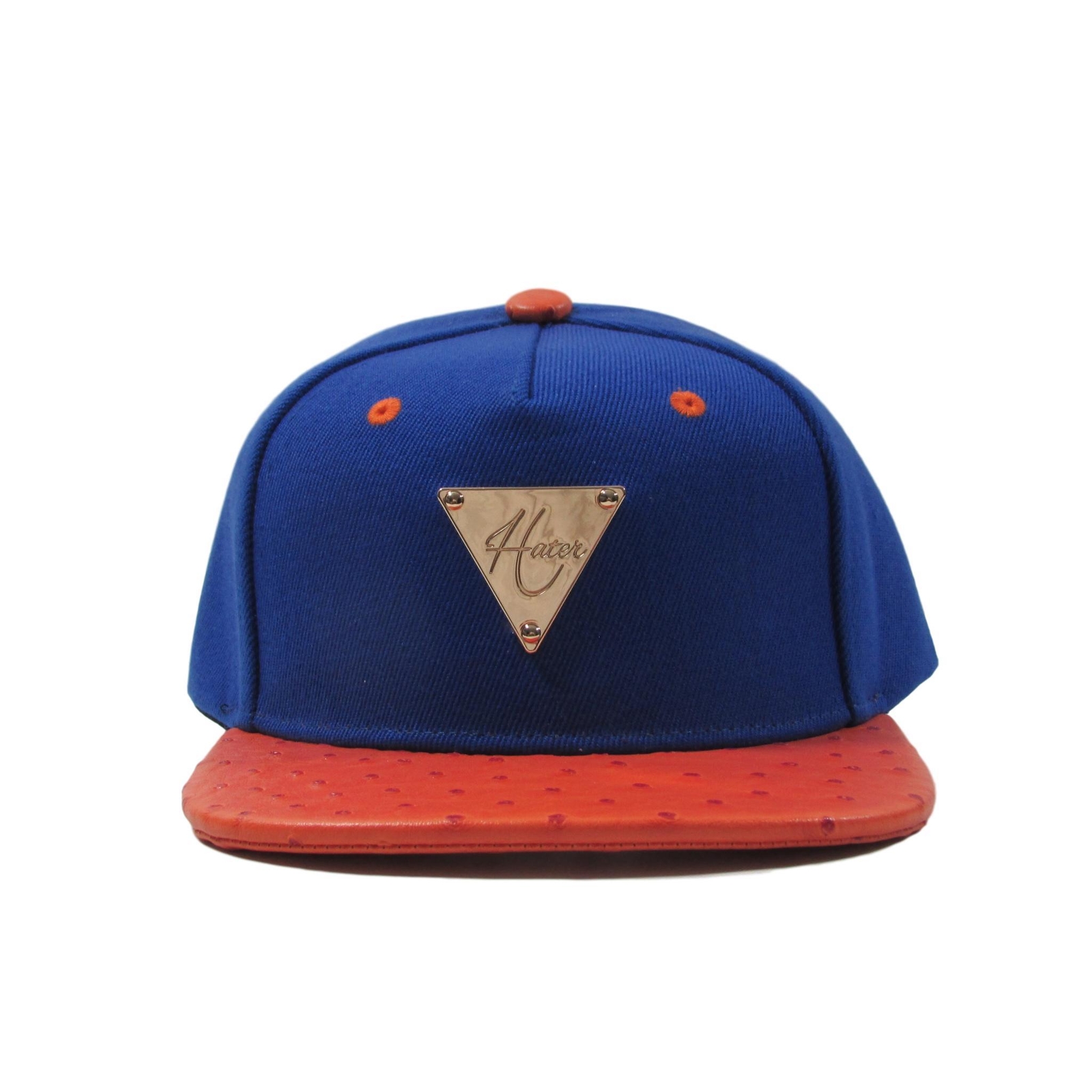 HATer New York Ostrich Leather Snapback Hat w/ Knicks Colors | eBay