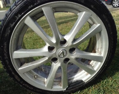 2006-08 LEXUS IS250 IS350 18X8.5 SILVER FACTORY GENUINE WHEEL OEM RIM ...