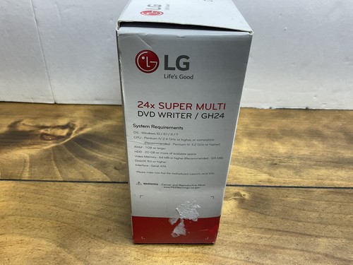 LG DVDRW 24x Super Multi SATA Drive GH24 GH24NSB0 DVD Writer New | eBay