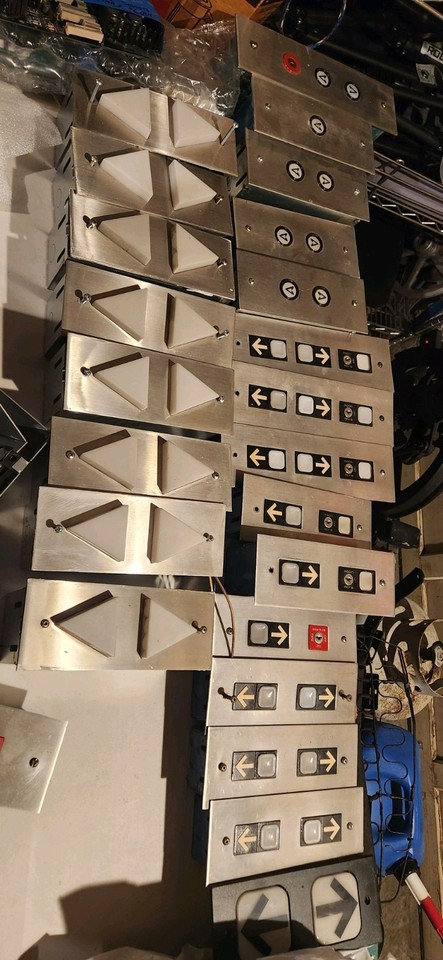 Vintage Elevator Hall Button Panel (Intermediate Floor Up & Down) | eBay