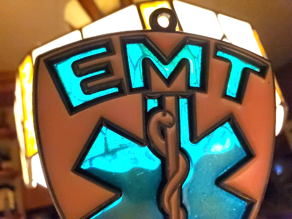 EMT Sun Catcher Ornament Window Decoration Emergency Medical Technician ...