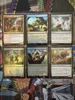 6 X Bloomburrow Green Bundle Lot Oakhollow Village, Wandertale Mentor ...