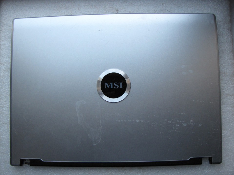 MSI Megabook M16P71 housing top part (rear lid + bezel) (P/N: 307 ...