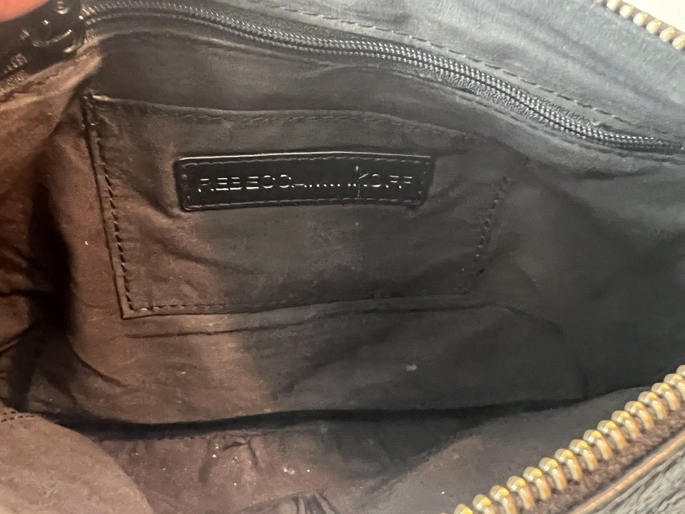 Rebecca Minkoff Black Leather MAC Crossbody Purse Bag | eBay