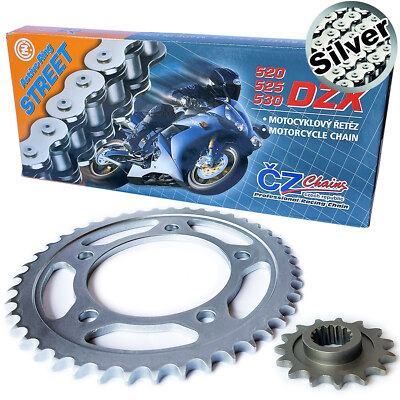 BMW F650 ST Strada 2000 CZ DZX Silver X-Ring Heavy Duty Chain ...
