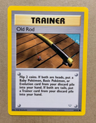 Old Rod 64/64 Neo Revelation - Common Pokemon Card - NM/Mint | eBay