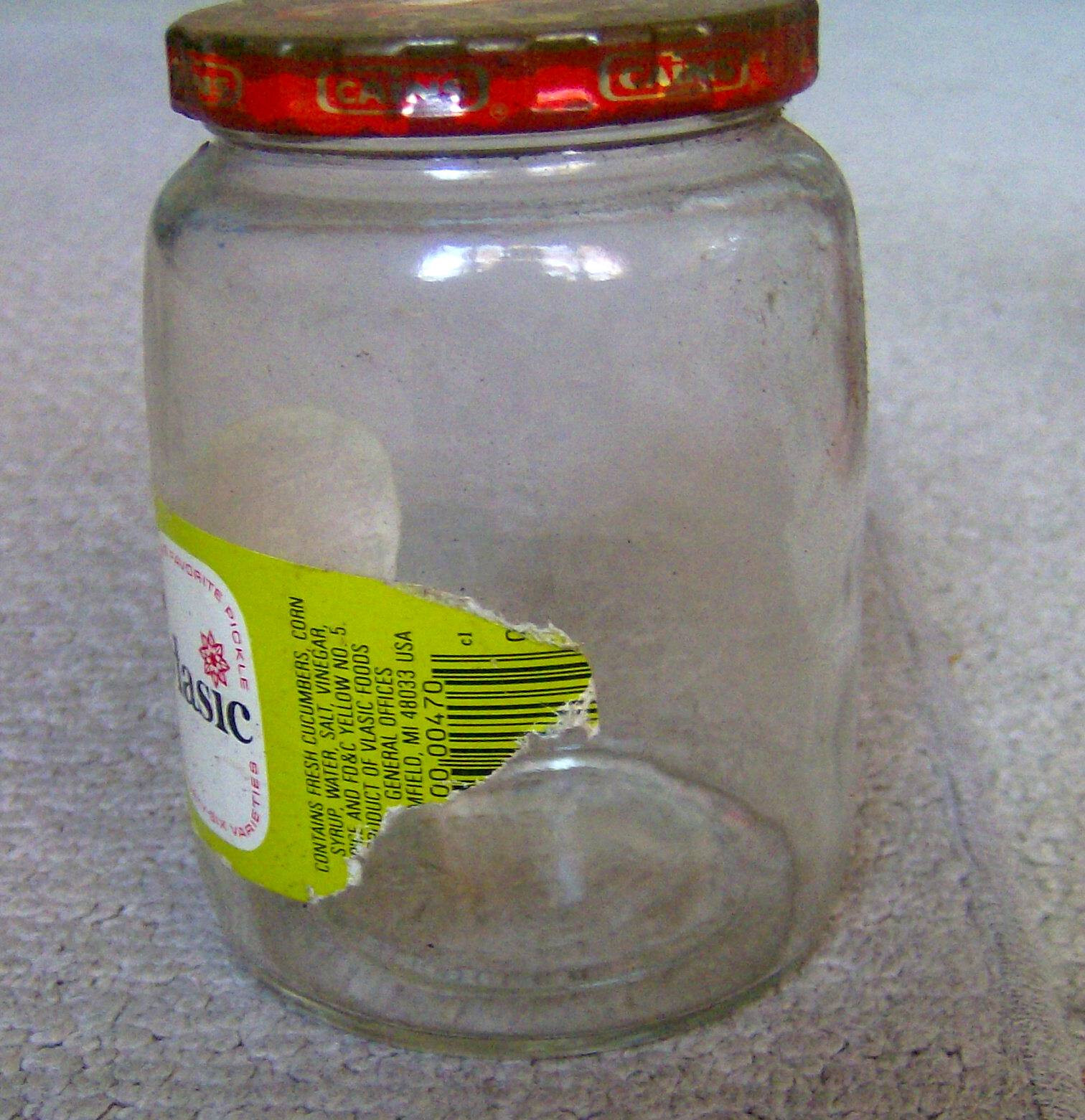 RARE vintage 1970s VLASIC Sweet Butter Stix PICKLE glass jar OLD FOOD ...