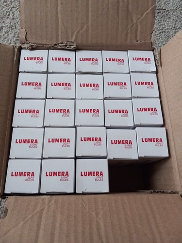 Lot of 23 LUMERA 25W Light Bulbs 161087 Torpedo Candelabra | eBay