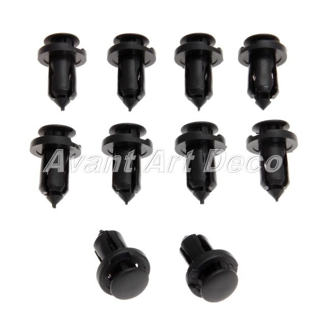 10pcs Car Bumper Fasteners Clips Trim Rivets for Subaru Impreza Legacy ...