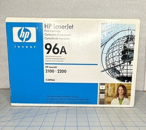 Genuine : HP 96A LaserJet Black Toner Cartridge ~ New / Sealed | eBay