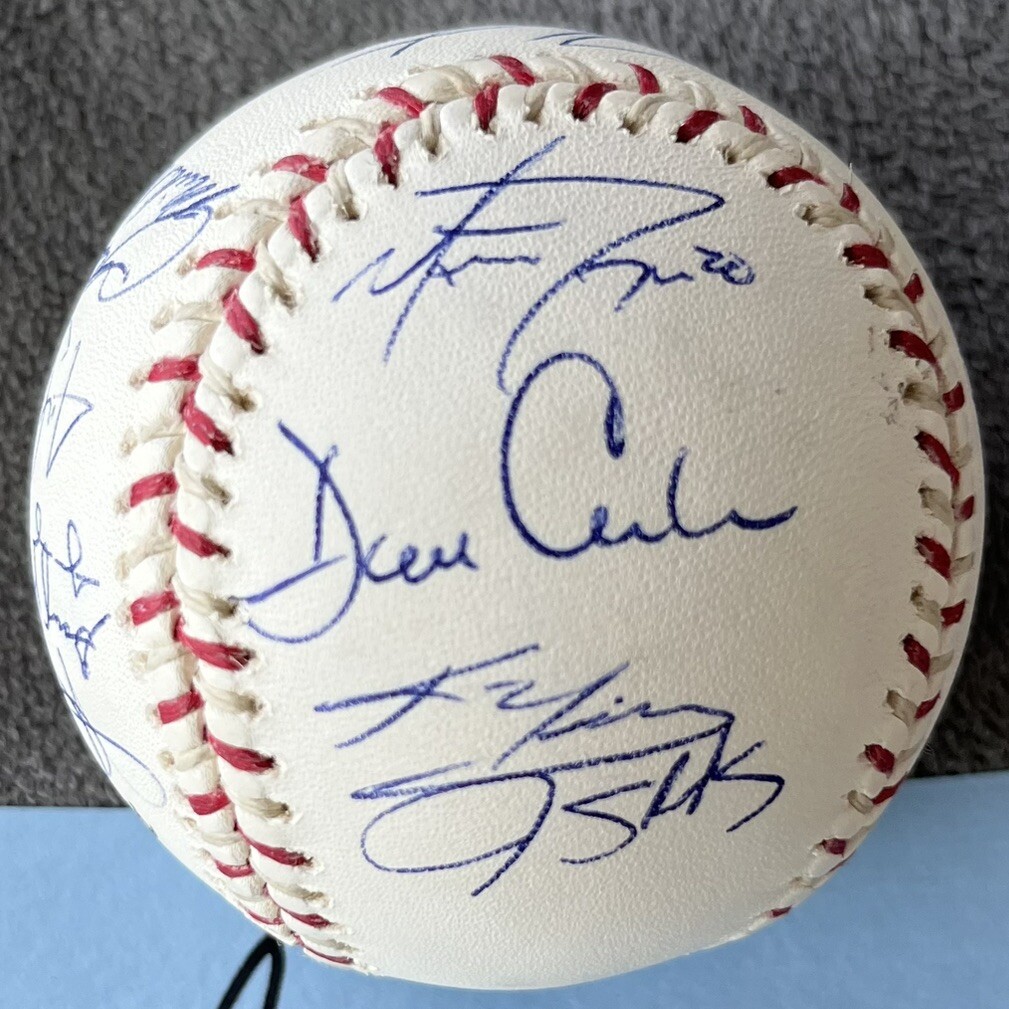 2011 AL Team Signed All Star Game Rawlings Baseball Verlander Konorko ...