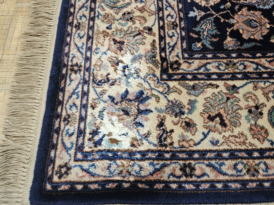 9x12 KARASTAN INDIGO TAB RIZ 700 - 747 100% WOOL RUG VERY GOOD ...