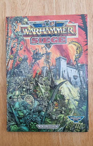 Warhammer Siege Hardback Book 1988- Rick Priestley - Games Workshop | eBay