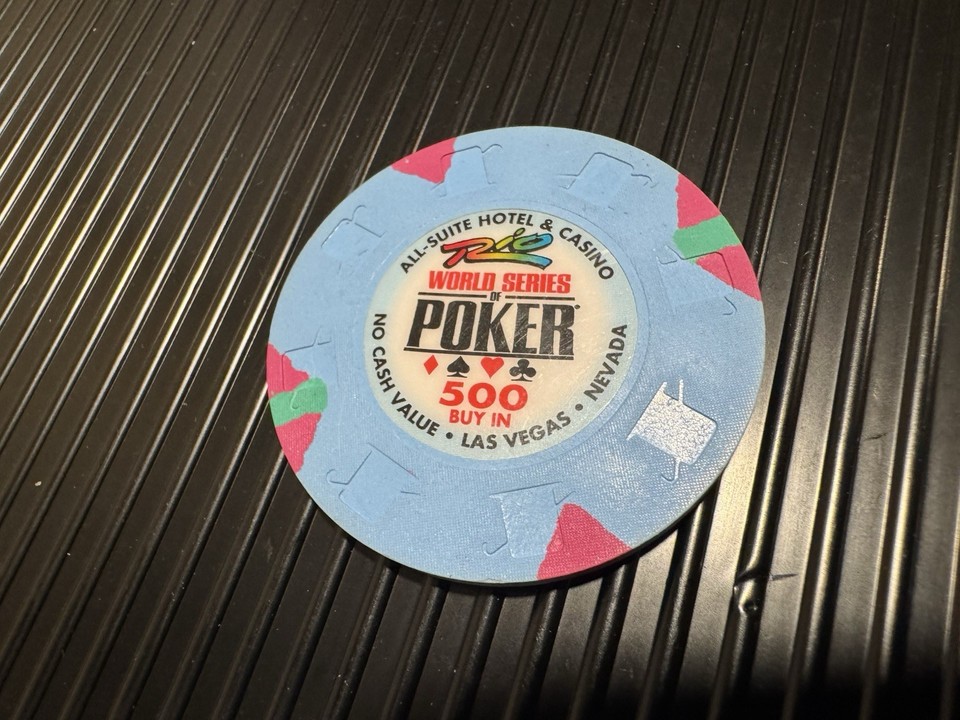 Rio WSOP 500 Buy In Chip. Paulson Bud Jones Chipco | eBay