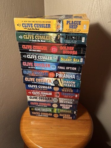 Oregon Files Series Lot of 13 Clive Cussler Paperback Books Almost ...