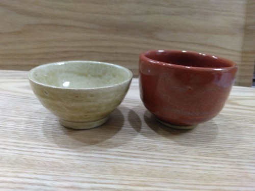 Set of 2 Ceramic Sake Cups, Different Shapes, Cold Sake Enjoyment | eBay