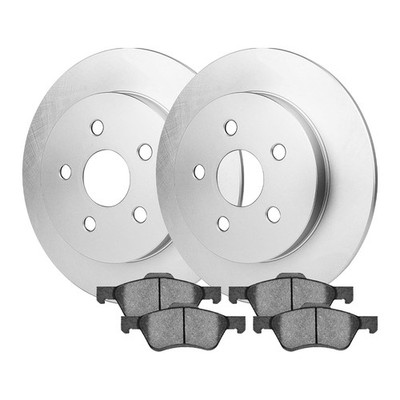 Front Brake Rotors & Ceramic Pads Kit for Ford Escape 2005-2012 5 Lug ...