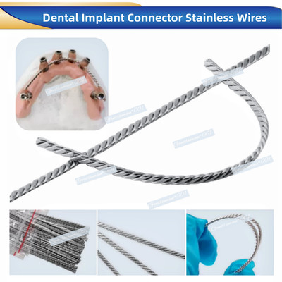 Dental Implant Connector Stainless Wire Overdenture MU Twist Wires ...