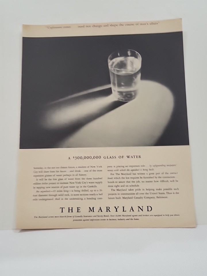 1940 The Maryland Insurance Fortune Magazine WW2 Print Ad Baltimore ...