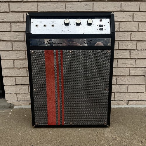 Vintage Harmony 525 1x15 Tube Combo Amp - N | eBay