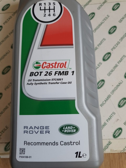 Range Rover L322 Genuine Castrol Bot 26 Fmb1 Transmisson Fluid STC4861 ...