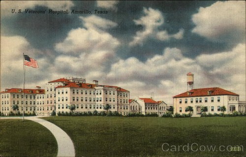 Amarillo,TX U.S. Veterans' Hospital Potter,Randall County Texas Linen ...