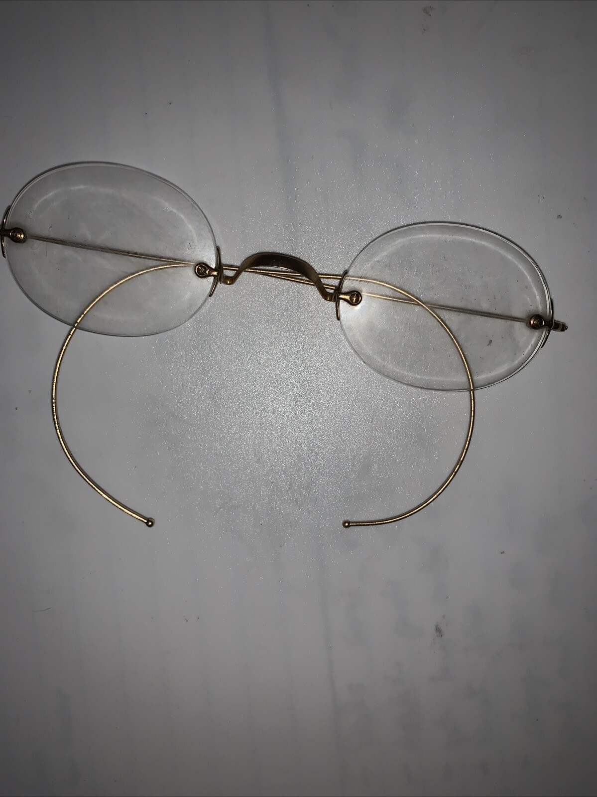 1900s Oval Eyewear Glasses 10K Gold for New Rx Antique Spectacles ...
