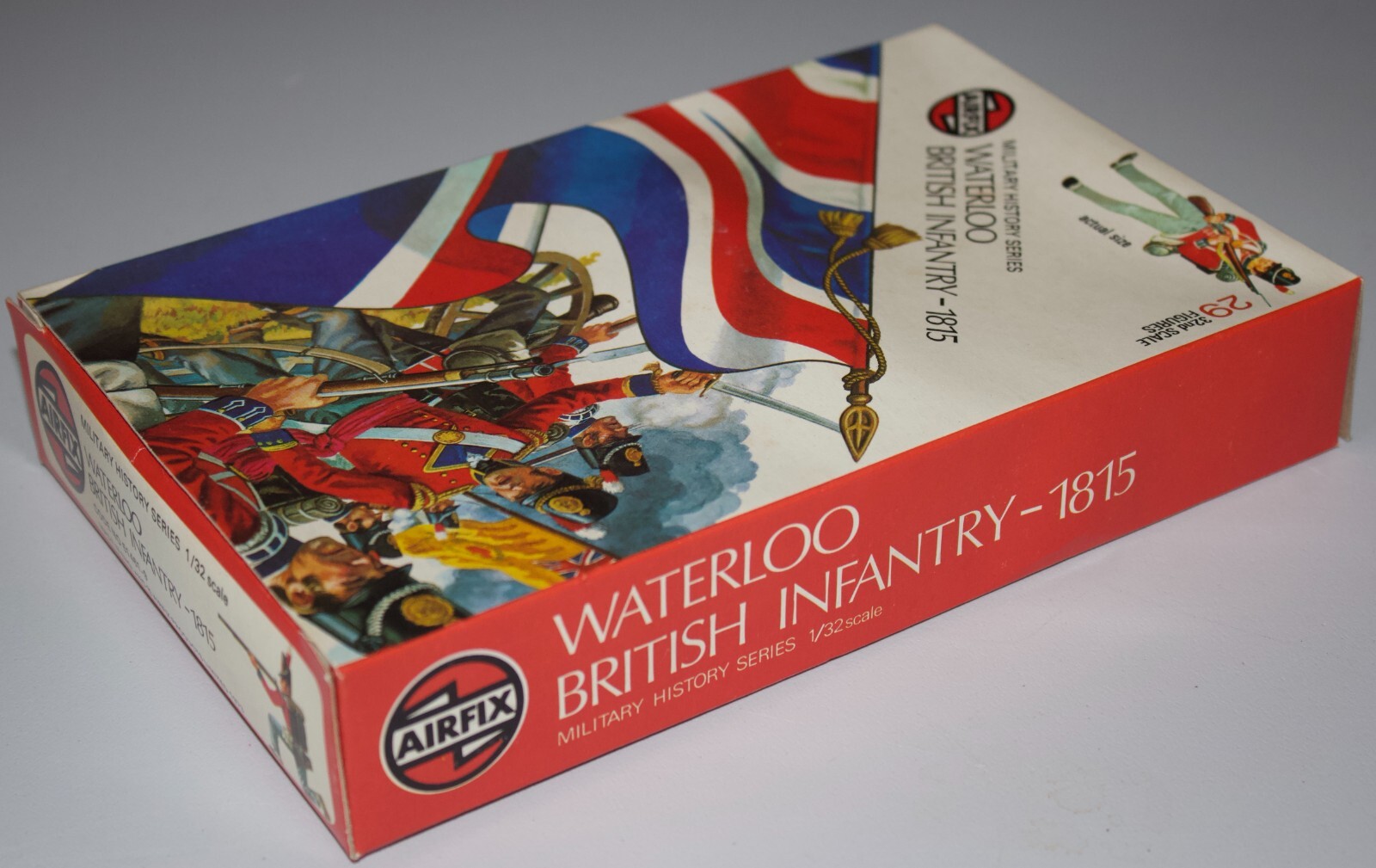 Airfix Toy Soldiers Boxed waterloo british infantry 1/32 Scale complete ...