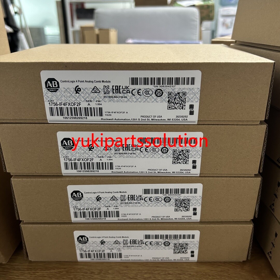 New Factory Sealed AB 1756-IF4FXOF2F /B ControlLogix 6 Point Analog ...