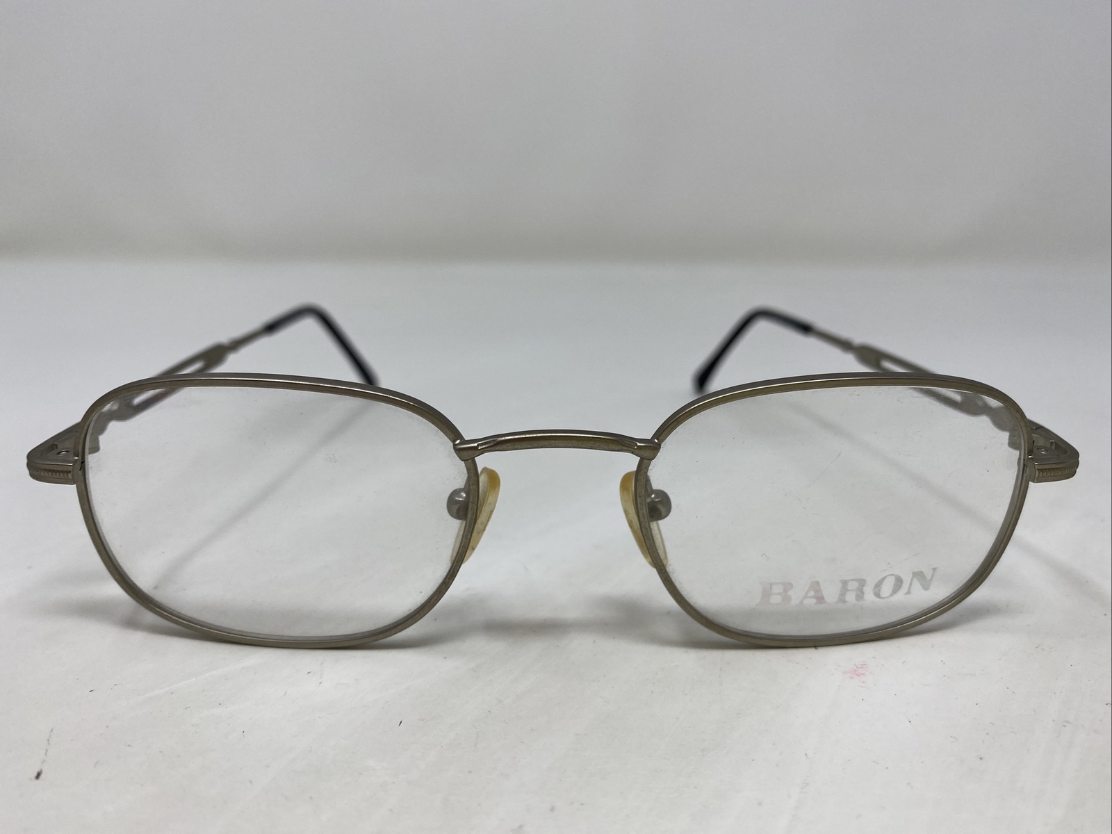 Baron A7033 MBK 48-20-140 Matte Black/Silver Full Rim Eyeglasses Frame ...
