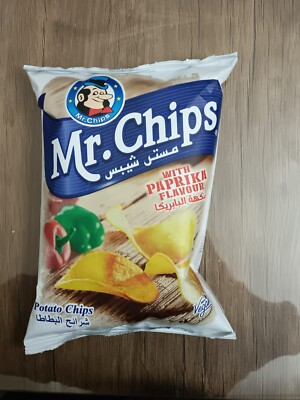 10 Pack Mr. Chips Potato Sweet paprika Flavor (28Gram) مستر شبس بابريكا ...
