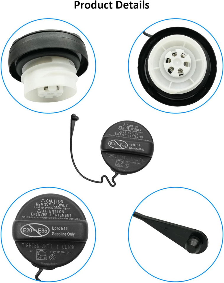 Gas/Fuel Filler Cap 7730007030 Fit 2015 2016 2017 Toyota RAV4 Sequoia ...