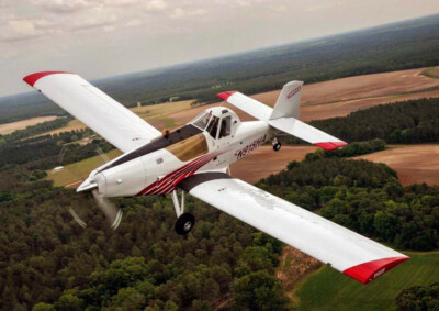 Thrush Model 510GR Private Airplane Desktop Kiln Dried Wood Model Small ...