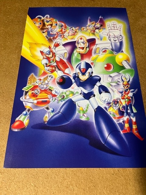 Mega Man Megaman X SNES Super Nintendo SNES Video Game Art Cardstock ...