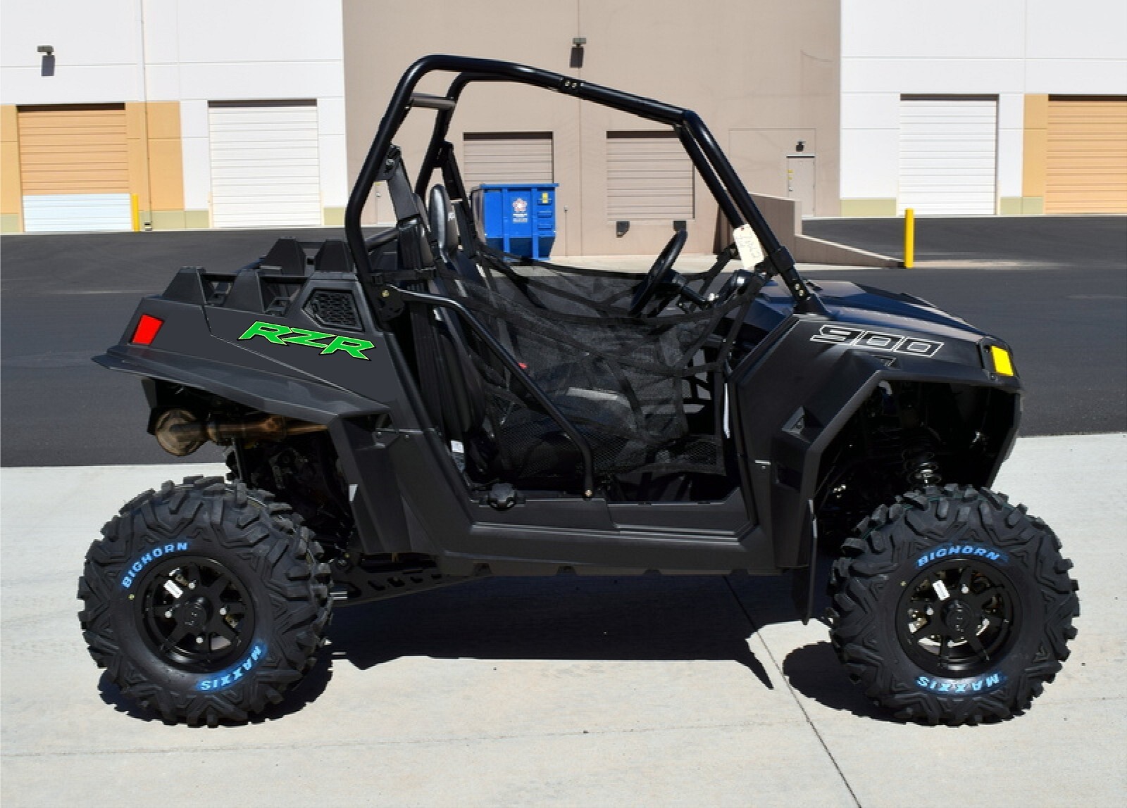 RZR decal 4 pack graphic / LIME GREEN / vinyl adhesive stickers / decal ...