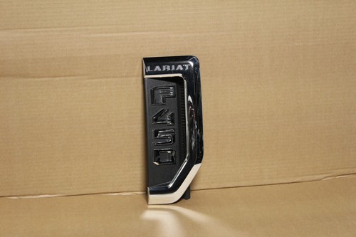 2017-2022 FORD F450 LARIAT PASSENGER RIGHT FENDER EMBLEM BADGE OEM | eBay