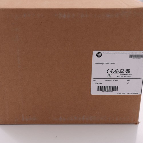 Allen-Bradley New AB 1756-A4 ControlLogix 4 Slots Chassis 1756A4 In ...
