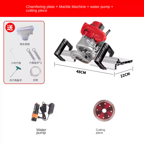 Tile Chamfering Machine 45 Degree High Precision Dust-Free Cutting 110V ...