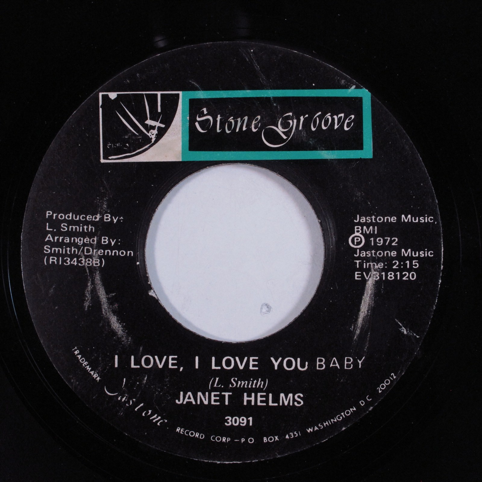 70s Soul 45 JANET HELMS I Love, I Love You Baby STONE GROOVE HEAR i | eBay