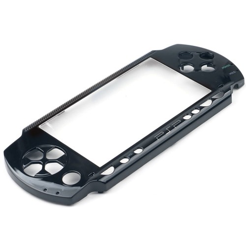 Front Cover Case Replacement Shell Black Faceplate For Sony PSP 1001 ...
