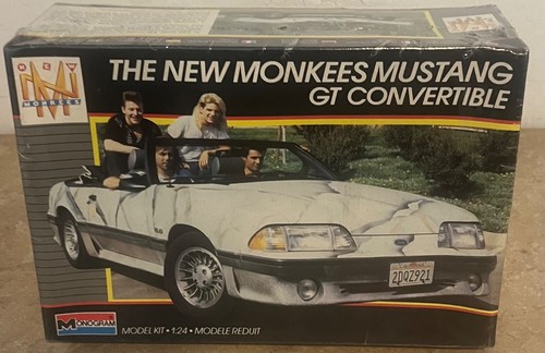 Monogram The New Monkees Ford Mustang GT Convertible 1987 1:24 Model ...
