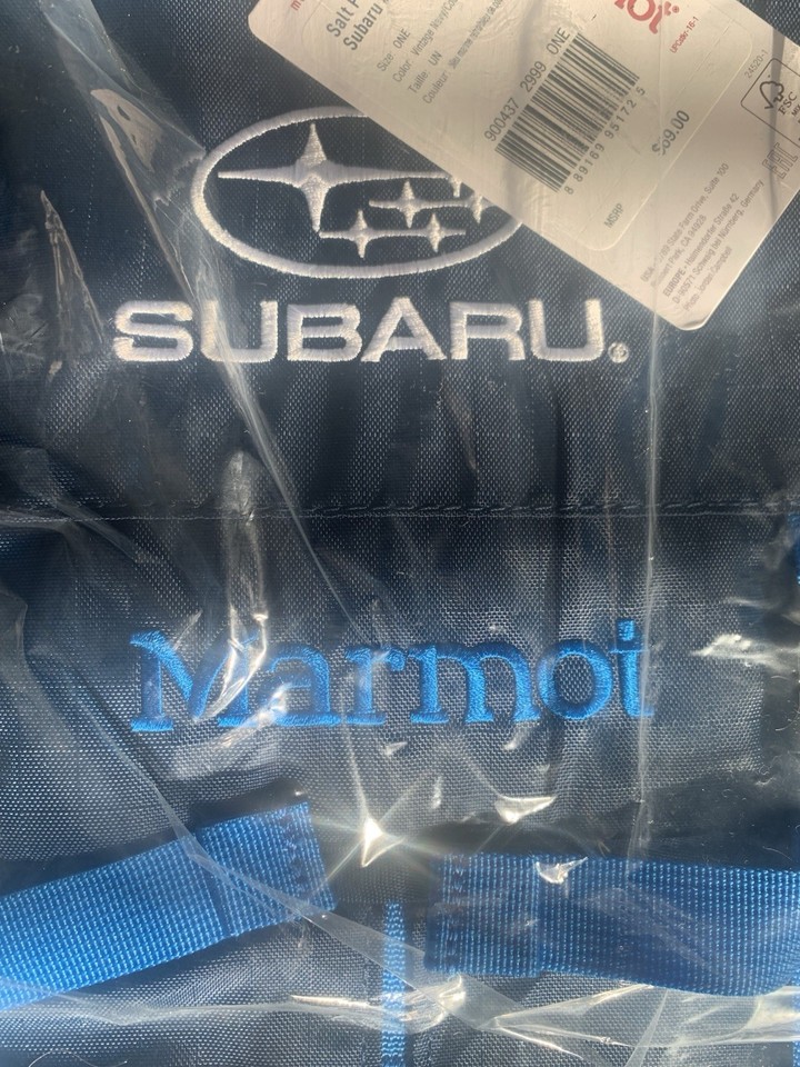 Marmot Saltpoint Backpack Subaru Edition Blue New with Tags NWT | eBay