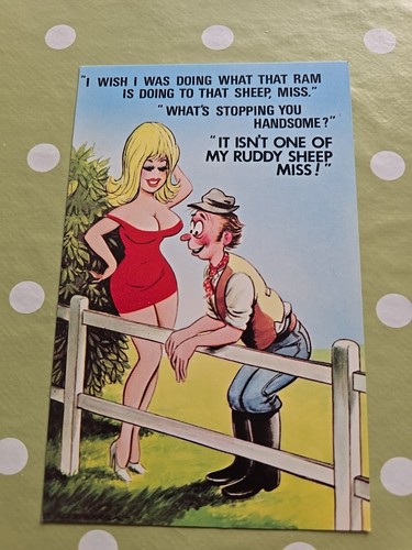 Vintage Saucy Seaside Comic Postcard Bamforth Black Triangle No 154 ...