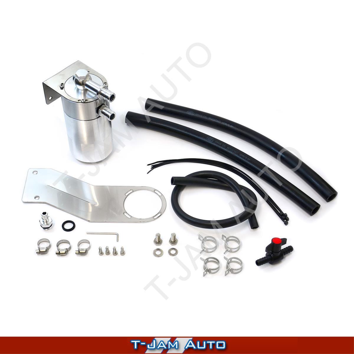 SAAS Oil Catch Can Polished + Fitting Kit suits Landcruiser 79 Series ...