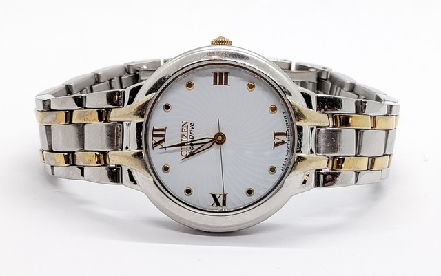 Citizen Eco-Drive E031-S098106 Two-Tone Women's Watch for sale online ...